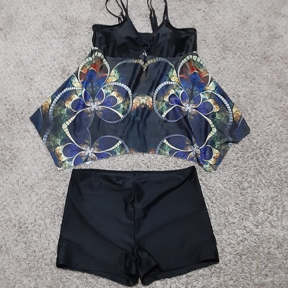 Modlily | Swim | Womens Tankini Swim Suit Xxl Like New | Poshmark